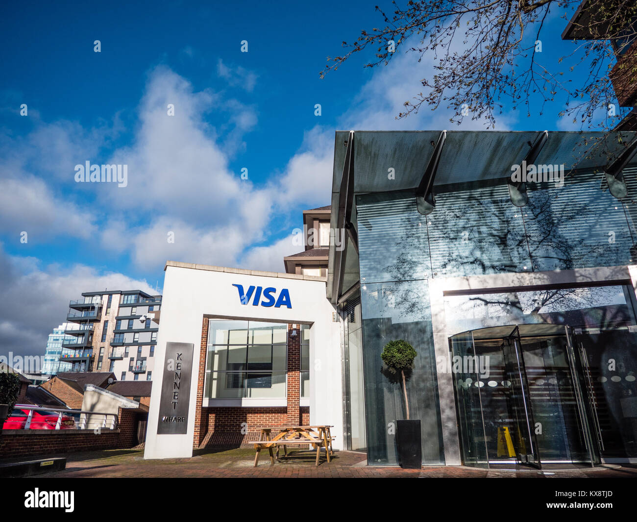 Visa Europe, Reading Office, Reading, Berkshire, England Stock Photo ...