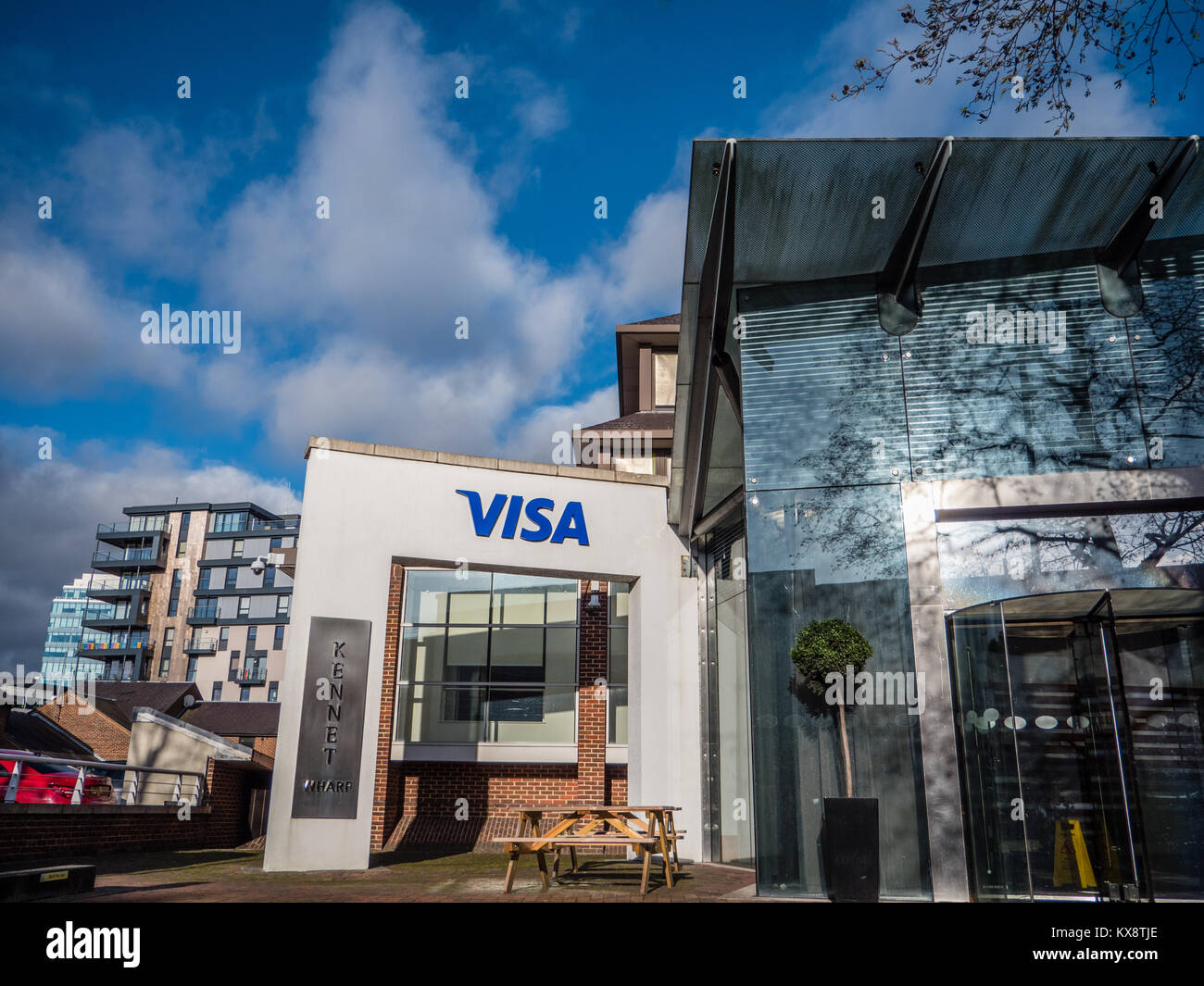 Visa Europe, Reading Office, Reading, Berkshire, England Stock Photo ...