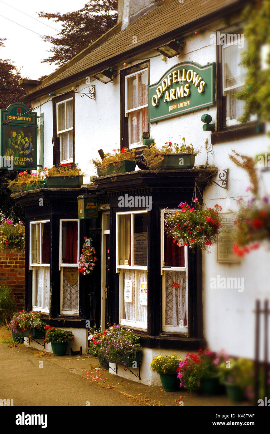 Oddfellows Arms Pub,Northallerton, North Yourkshire Stock Photo - Alamy