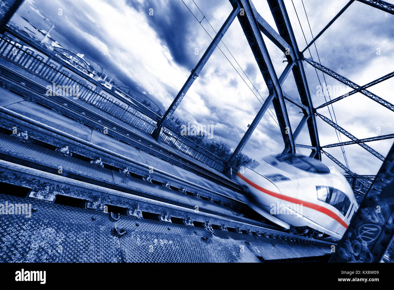 high speed train Stock Photo - Alamy