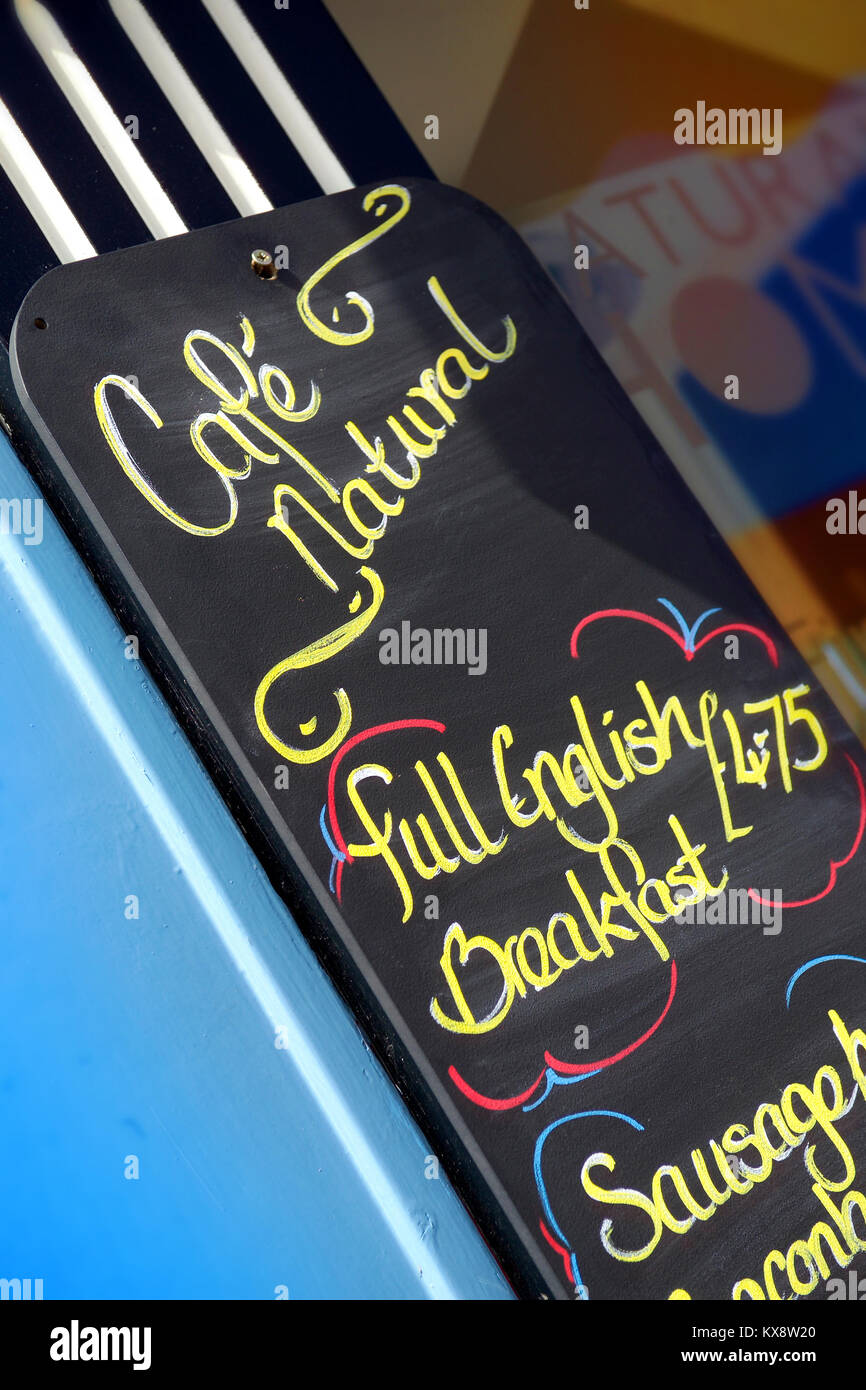 Full english breakfast sign hi-res stock photography and images - Alamy