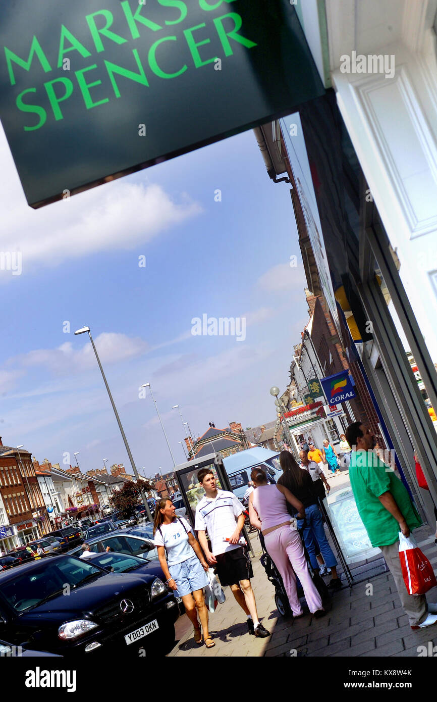 High Street and shops, Northallerton, North Yourkshire Stock Photo - Alamy