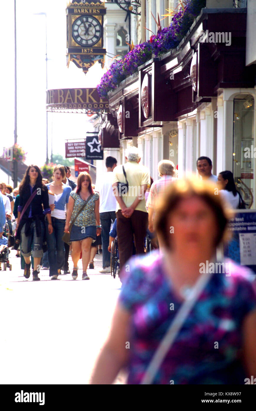 High Street and shops, Northallerton, North Yourkshire Stock Photo - Alamy