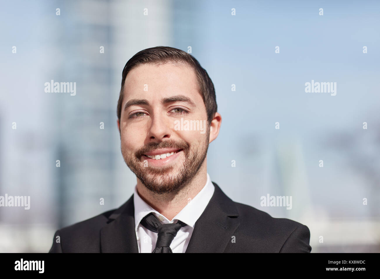 Successful and happy man as start-up founder or manager Stock Photo - Alamy