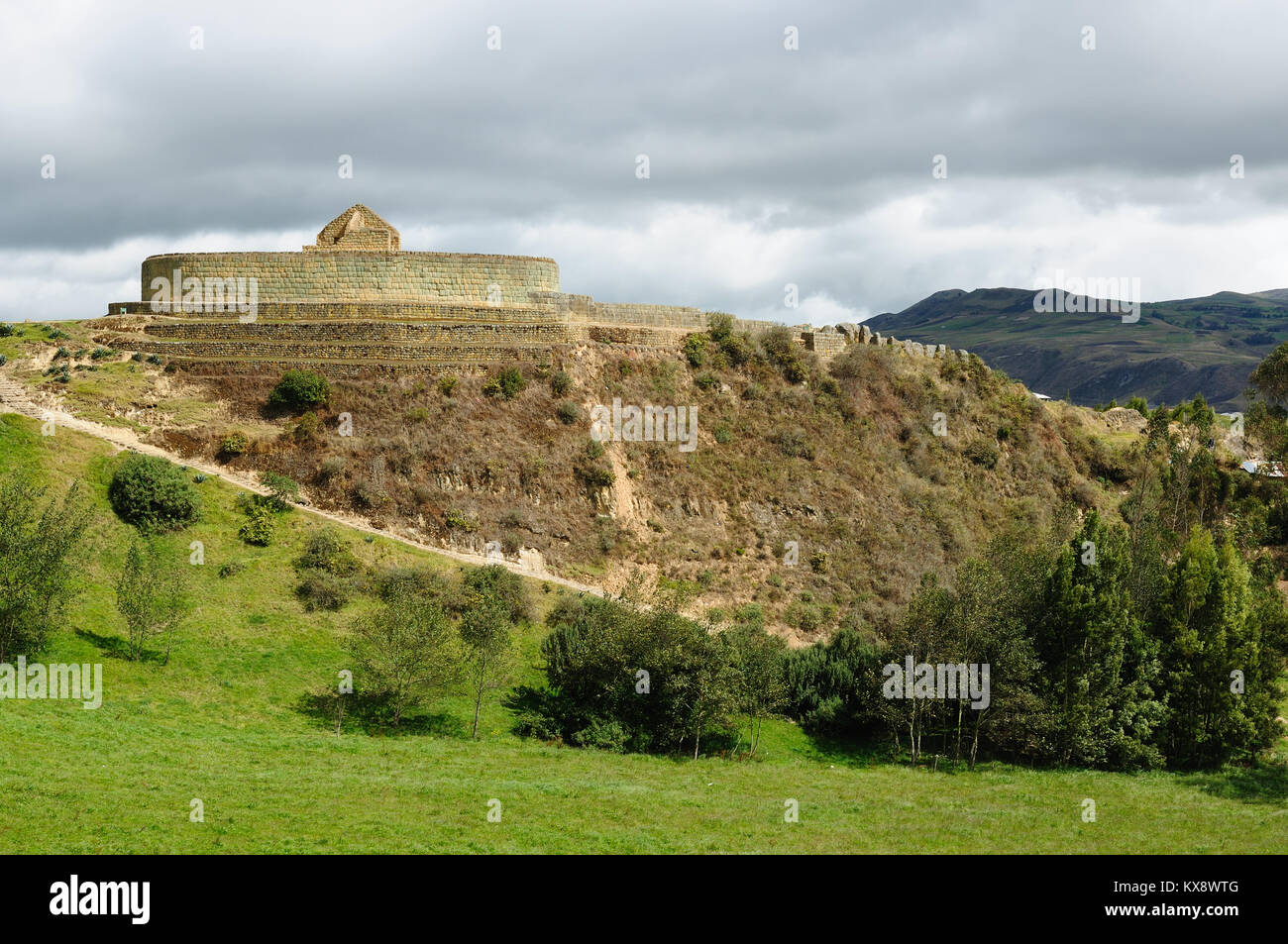Ecuador, ancient Ingapirca ruin, the most important Inca site in ...