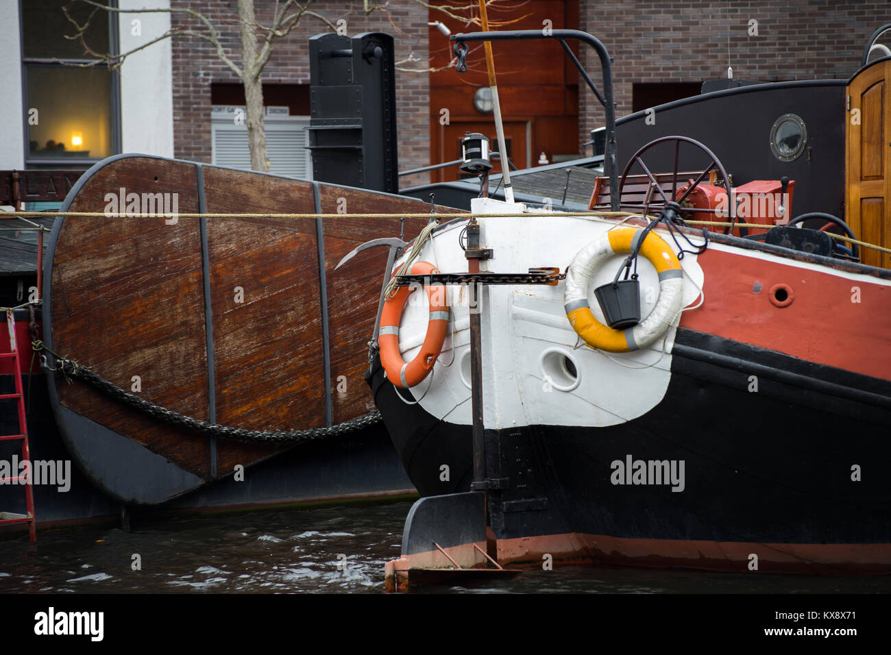 Vintage boat flotation device hi-res stock photography and images - Alamy