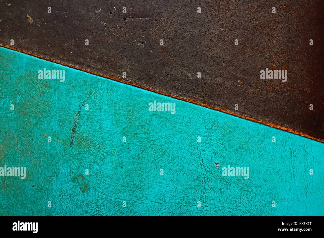 Turquoise leather texture hi-res stock photography and images - Alamy