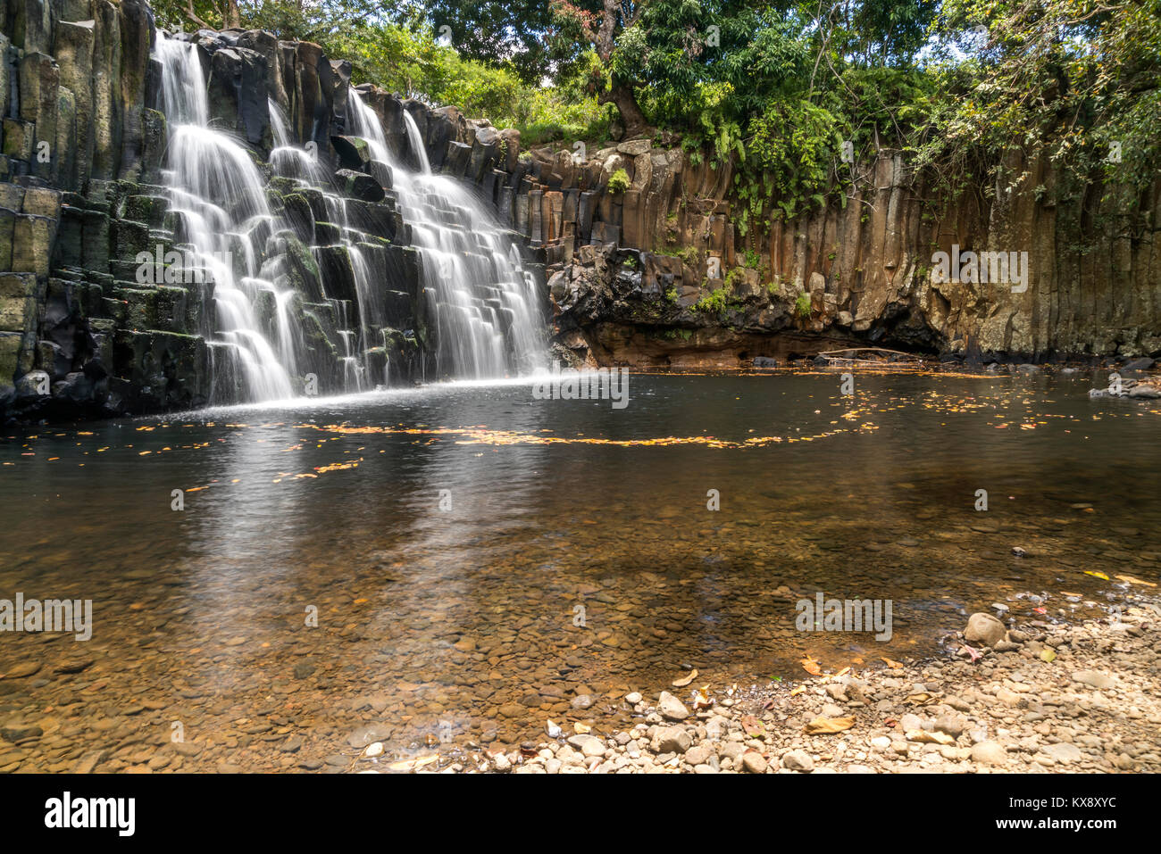 Wasserfall Rochester Falls bei Souillac, Mauritius, Afrika | waterfall ...