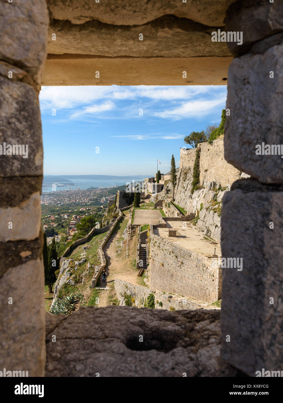 Klis Fortress near Split, Croatia Stock Photo - Alamy