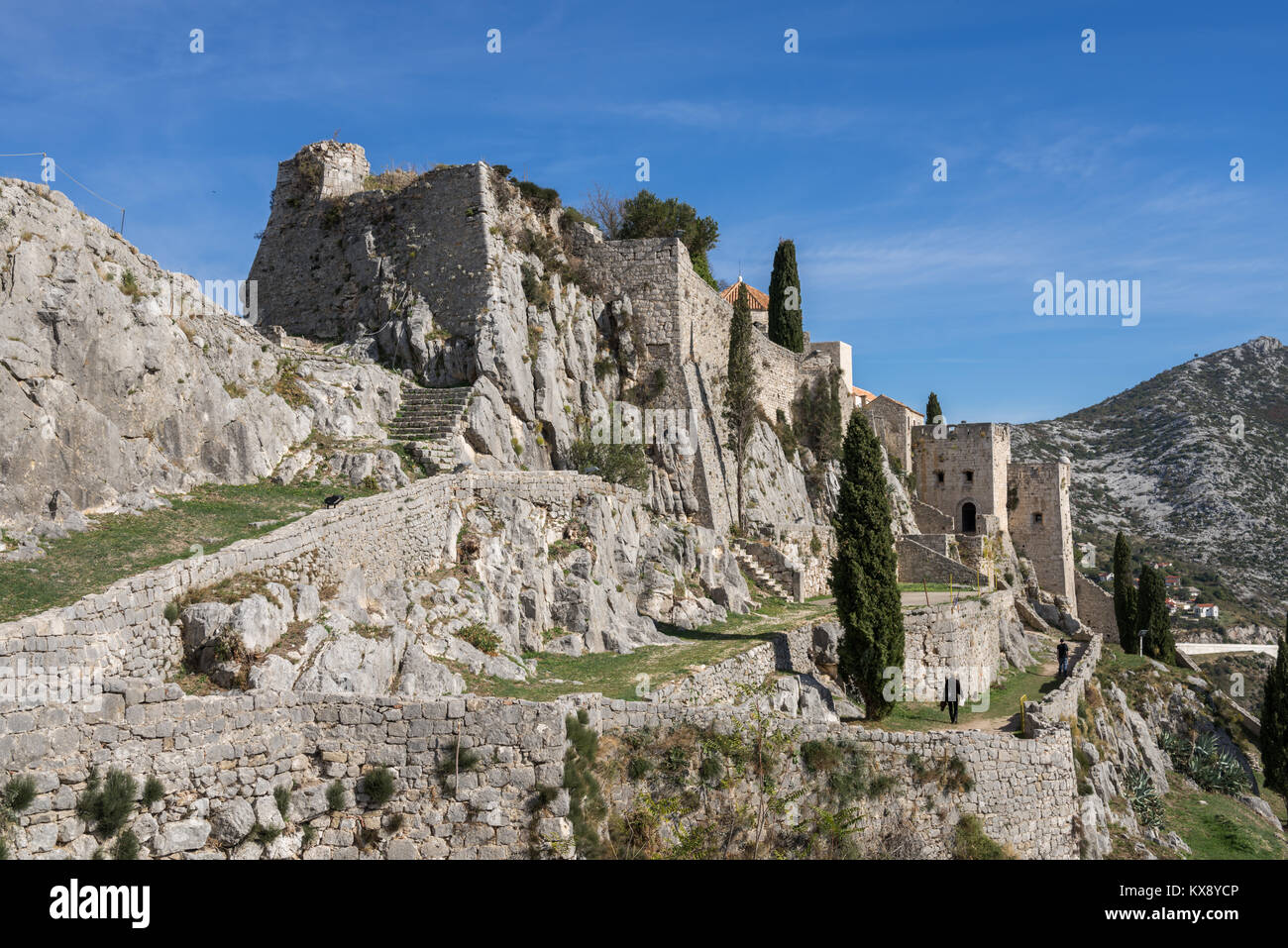 Klis Fortress near Split, Croatia Stock Photo - Alamy