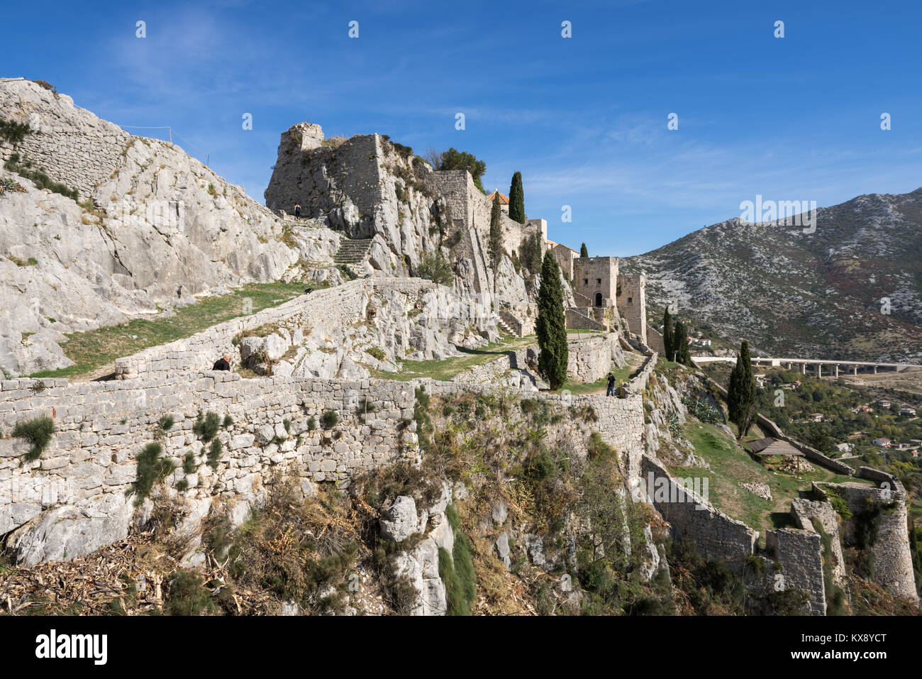 Klis Fortress near Split, Croatia Stock Photo - Alamy