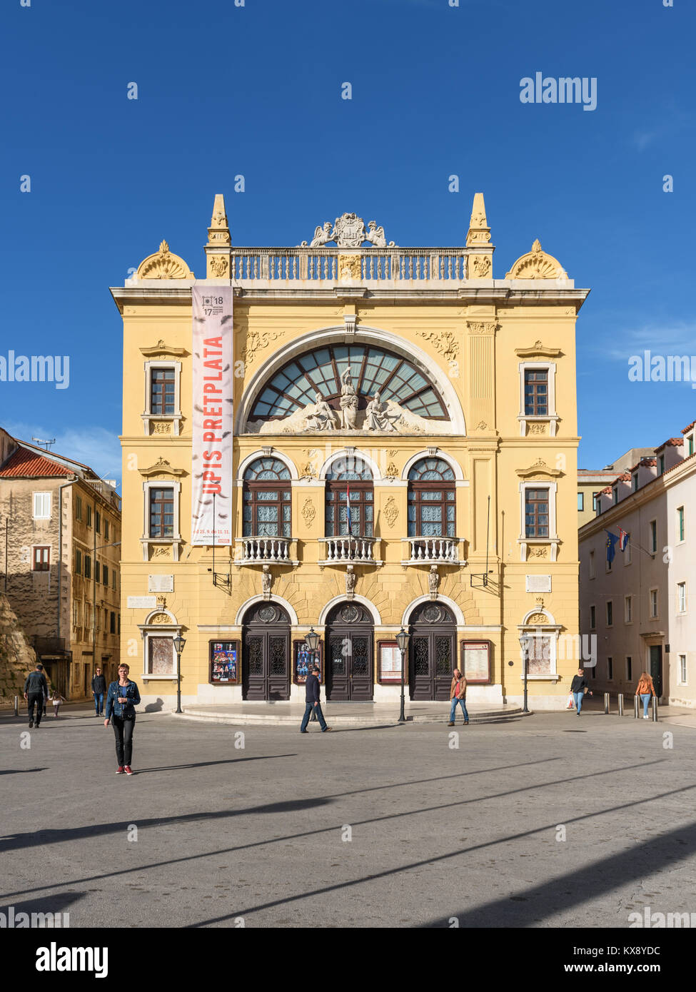 Croatian National Theater, Split, Croatia Stock Photo - Alamy