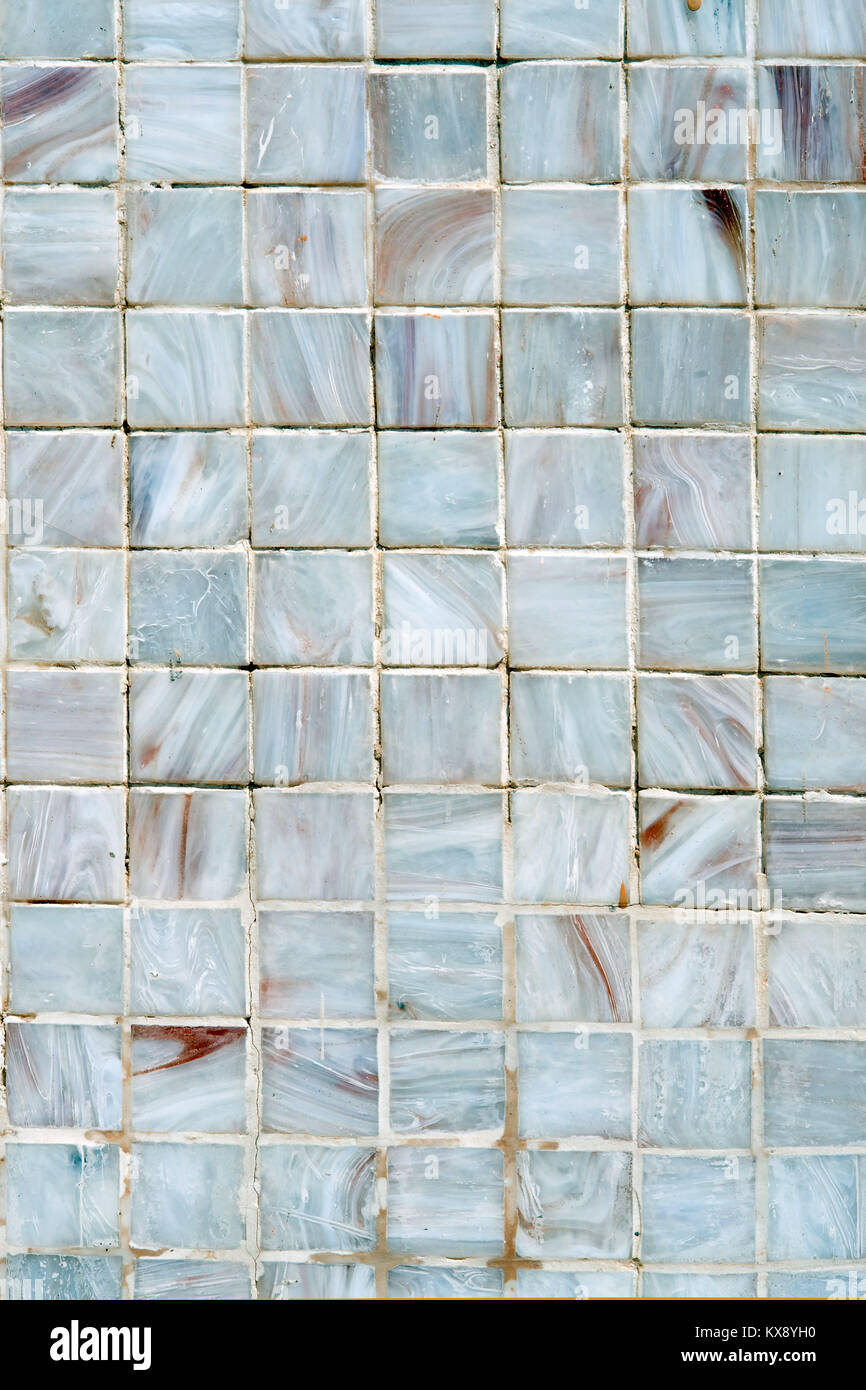 Cyan tile wall / Abstract cyan ceramic tile wall texture Stock Photo ...