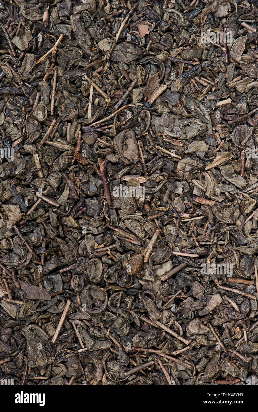 Dried tea leaves close up texture Stock Photo - Alamy