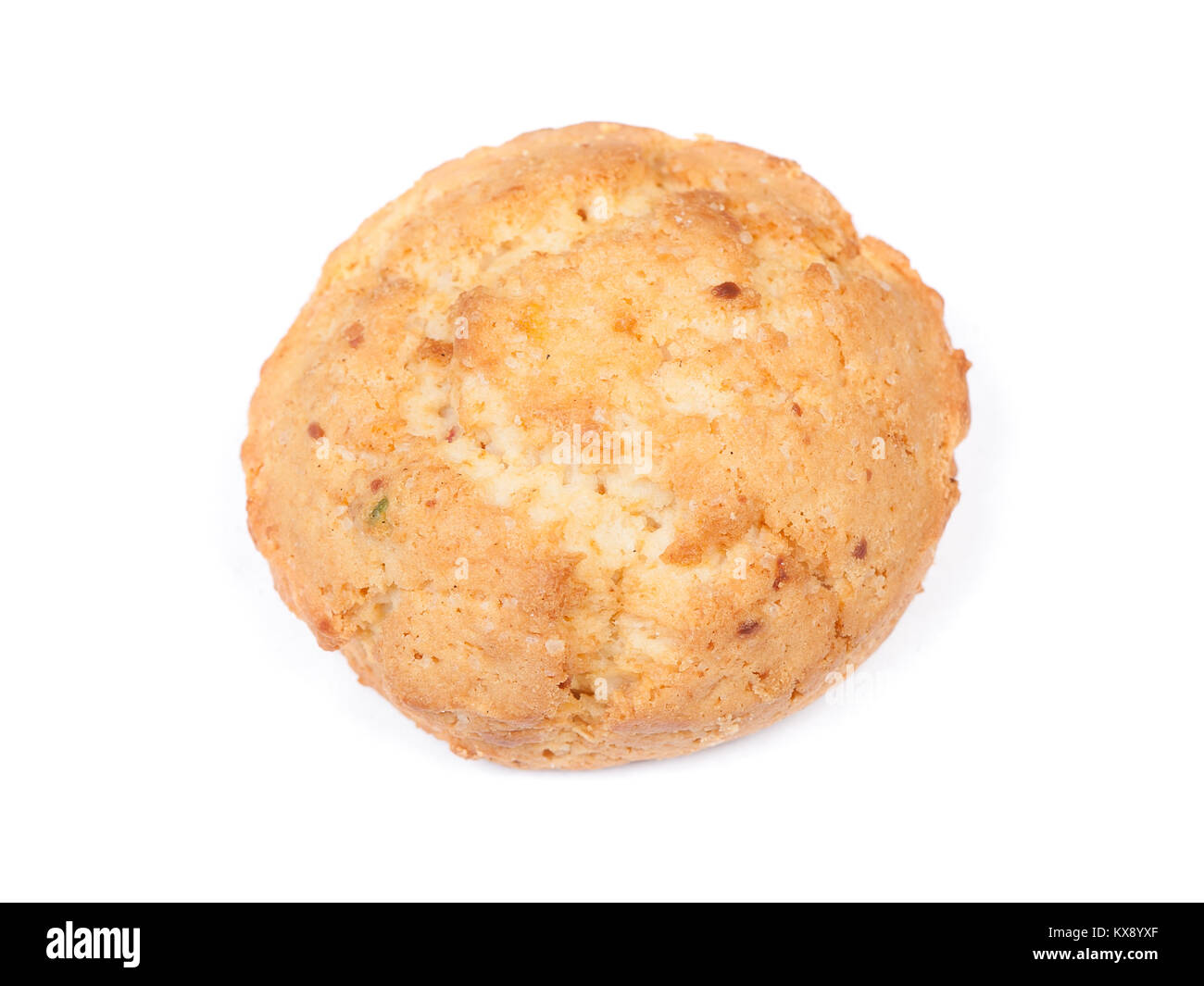 Single cookie isolated on white background Stock Photo - Alamy