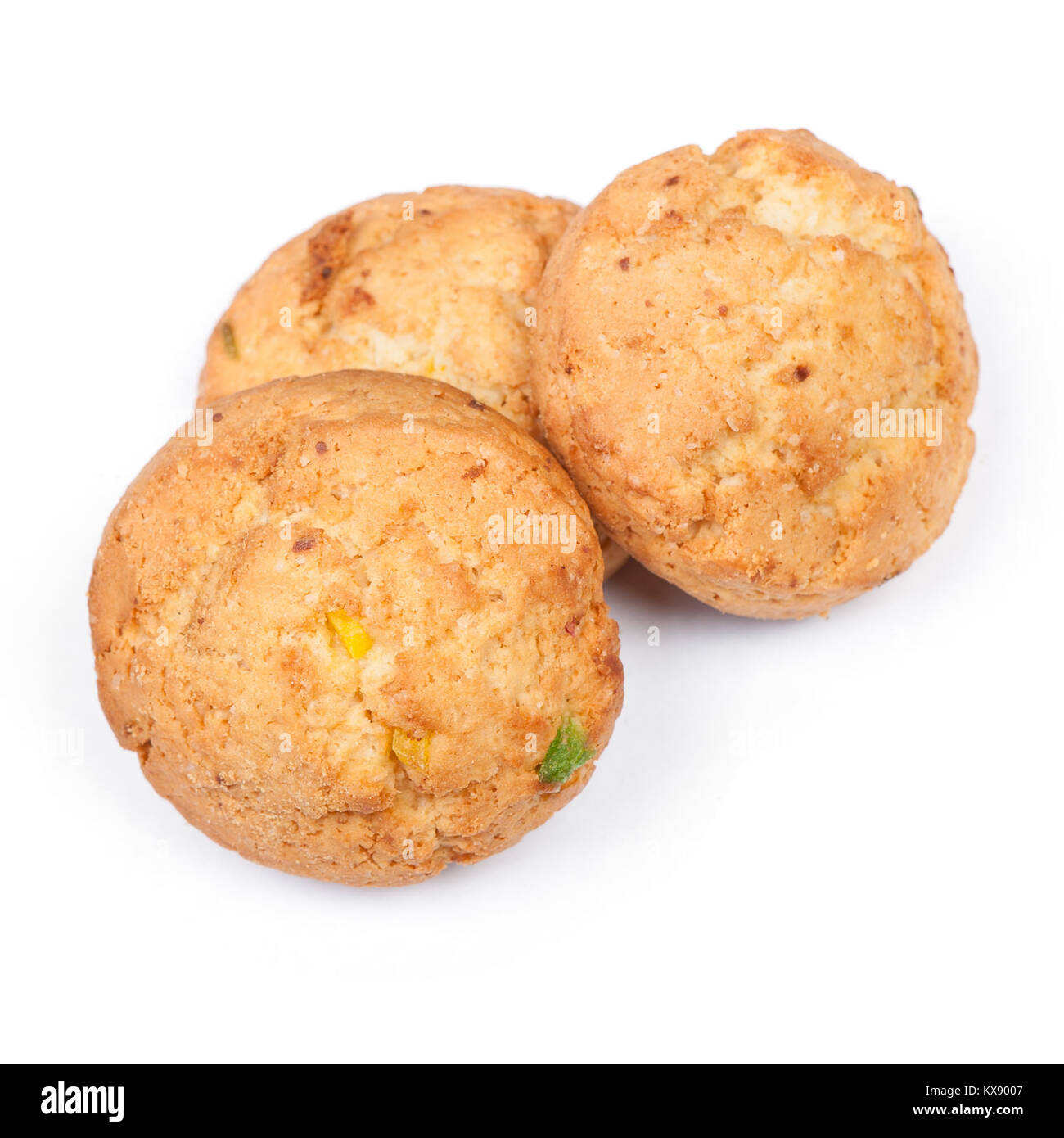 Group of cookies isolated on white background Stock Photo - Alamy