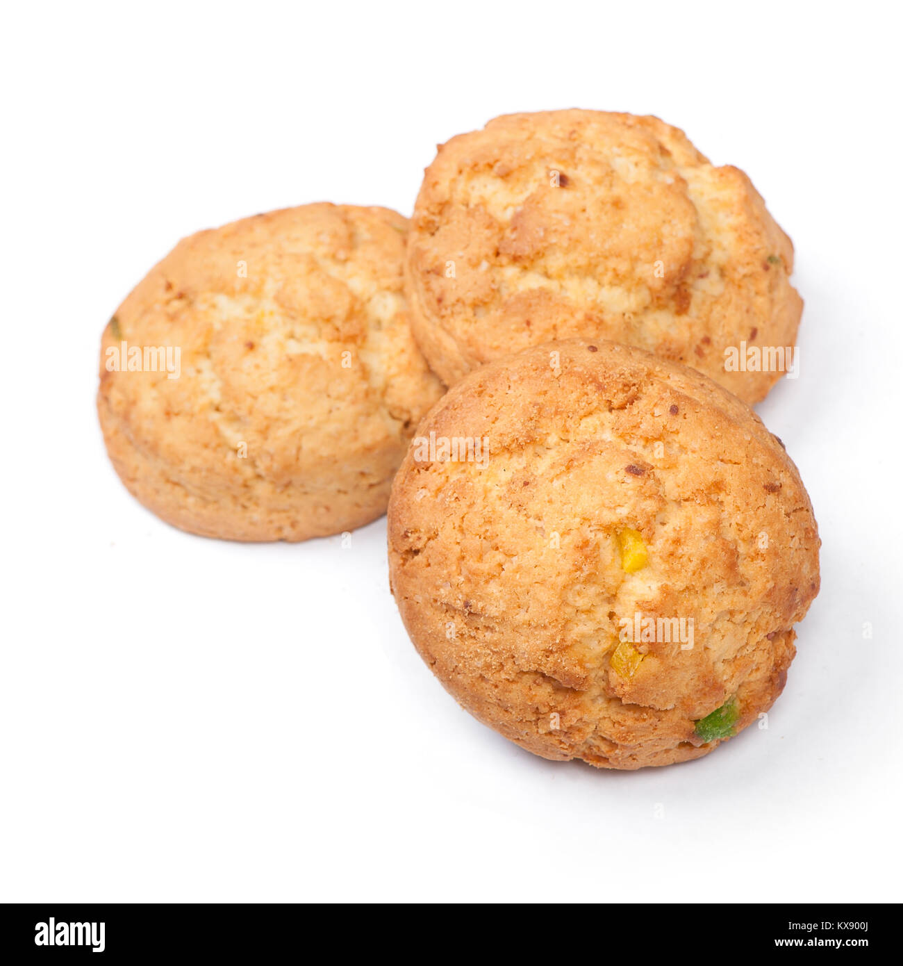 Group of cookies isolated on white background Stock Photo - Alamy