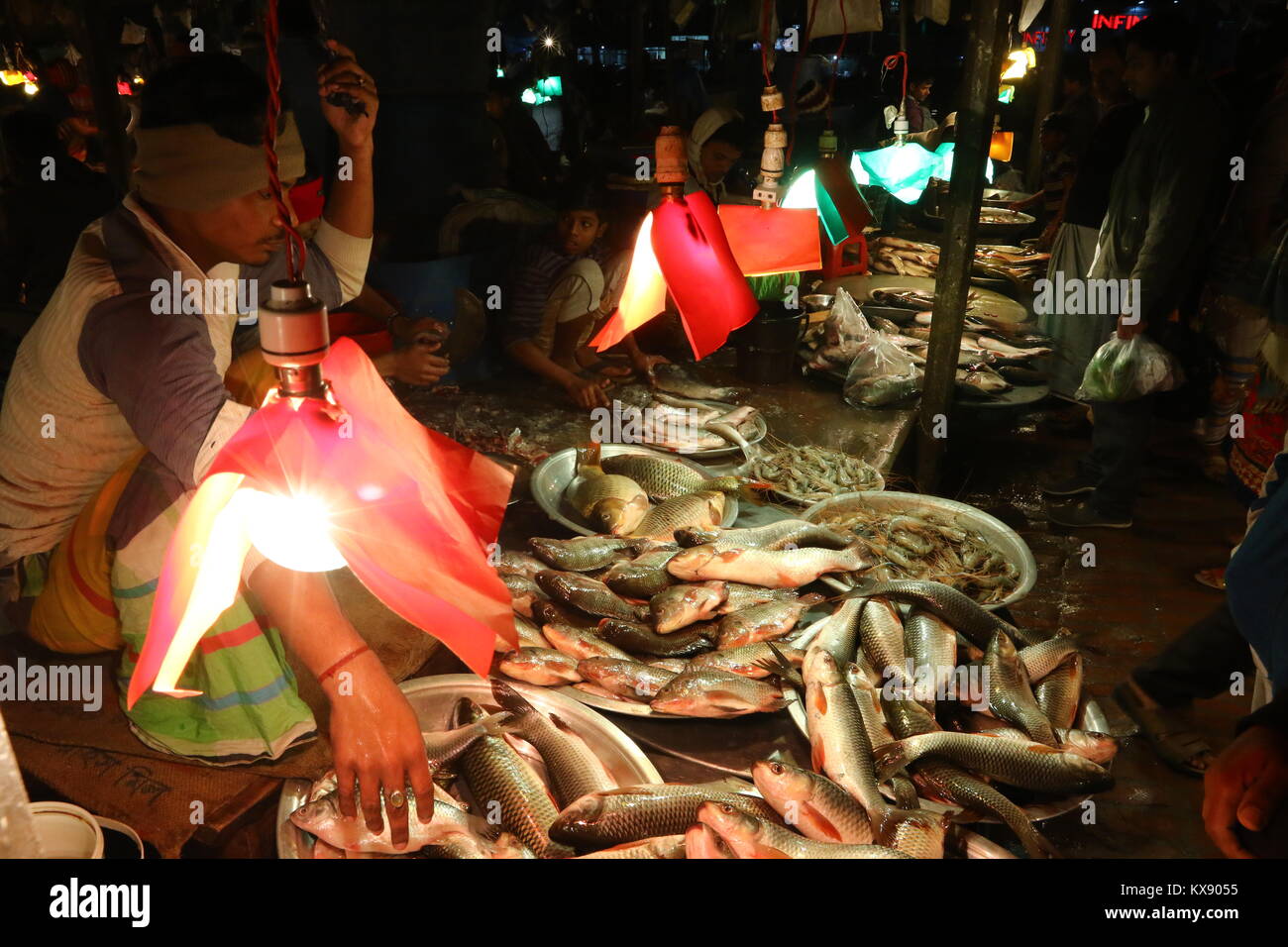 Fish Market in Dhaka city. 2018 Stock Photo - Alamy