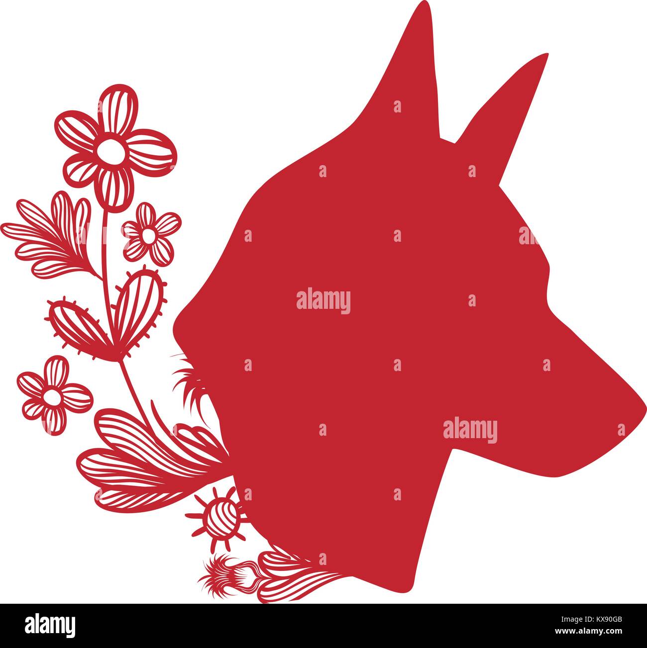 Rustic pet Stock Vector Images - Alamy