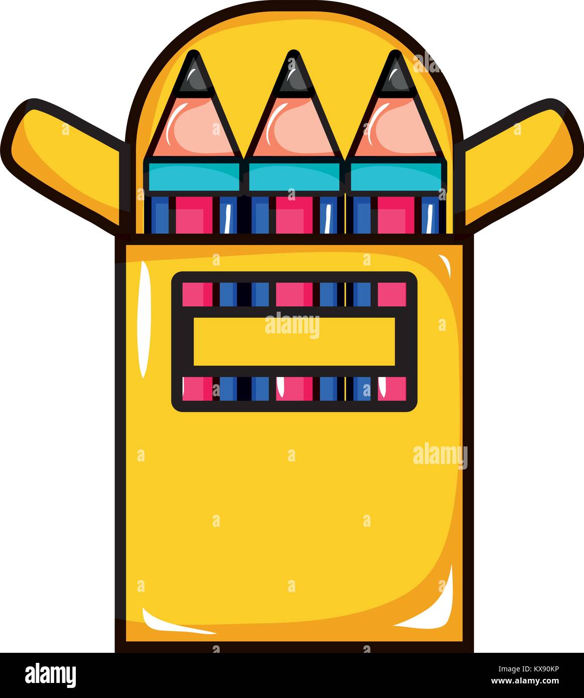 School high classroom pencils Stock Vector Images - Alamy