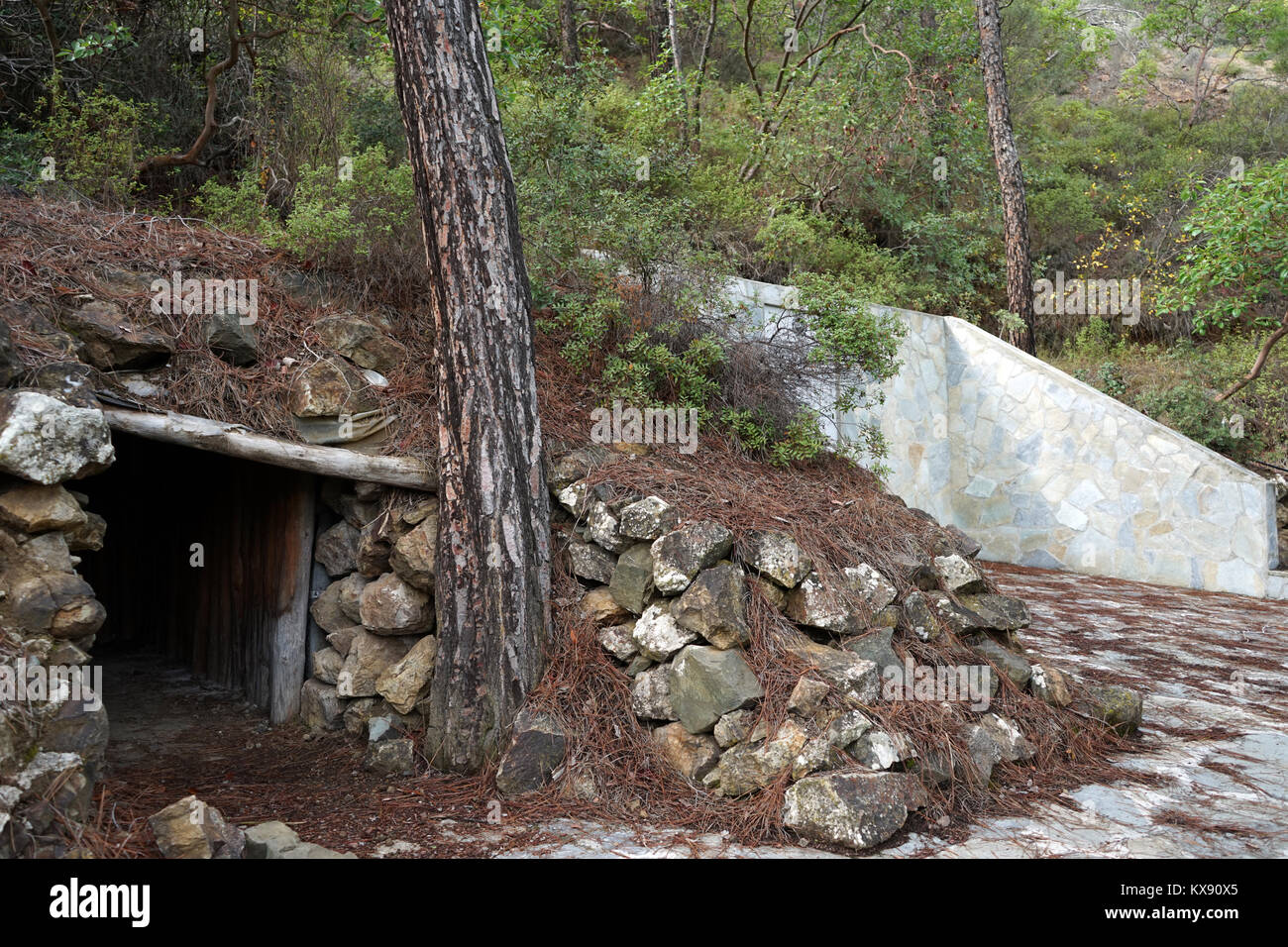 LYSOS, CYPRUS - CIRCA OCTOBER 2017 E/O/K/A/ hideout in the forest Stock ...