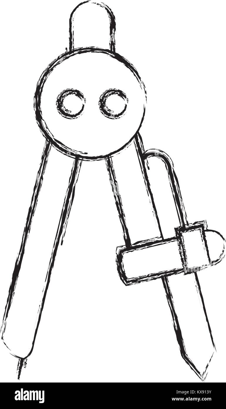 figure compass school object education design Stock Vector Image & Art ...