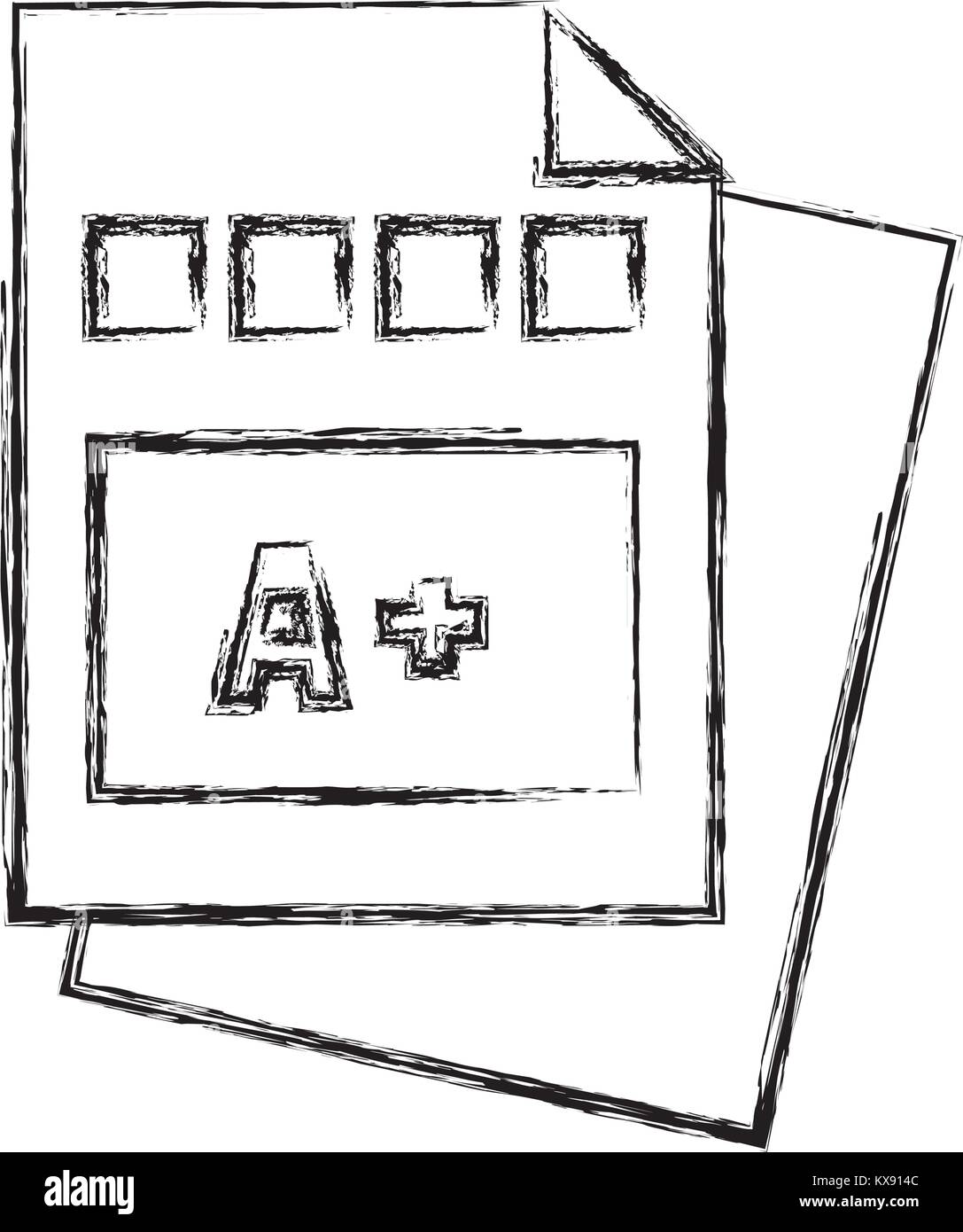 figure education qualification school certificate college Stock Vector ...