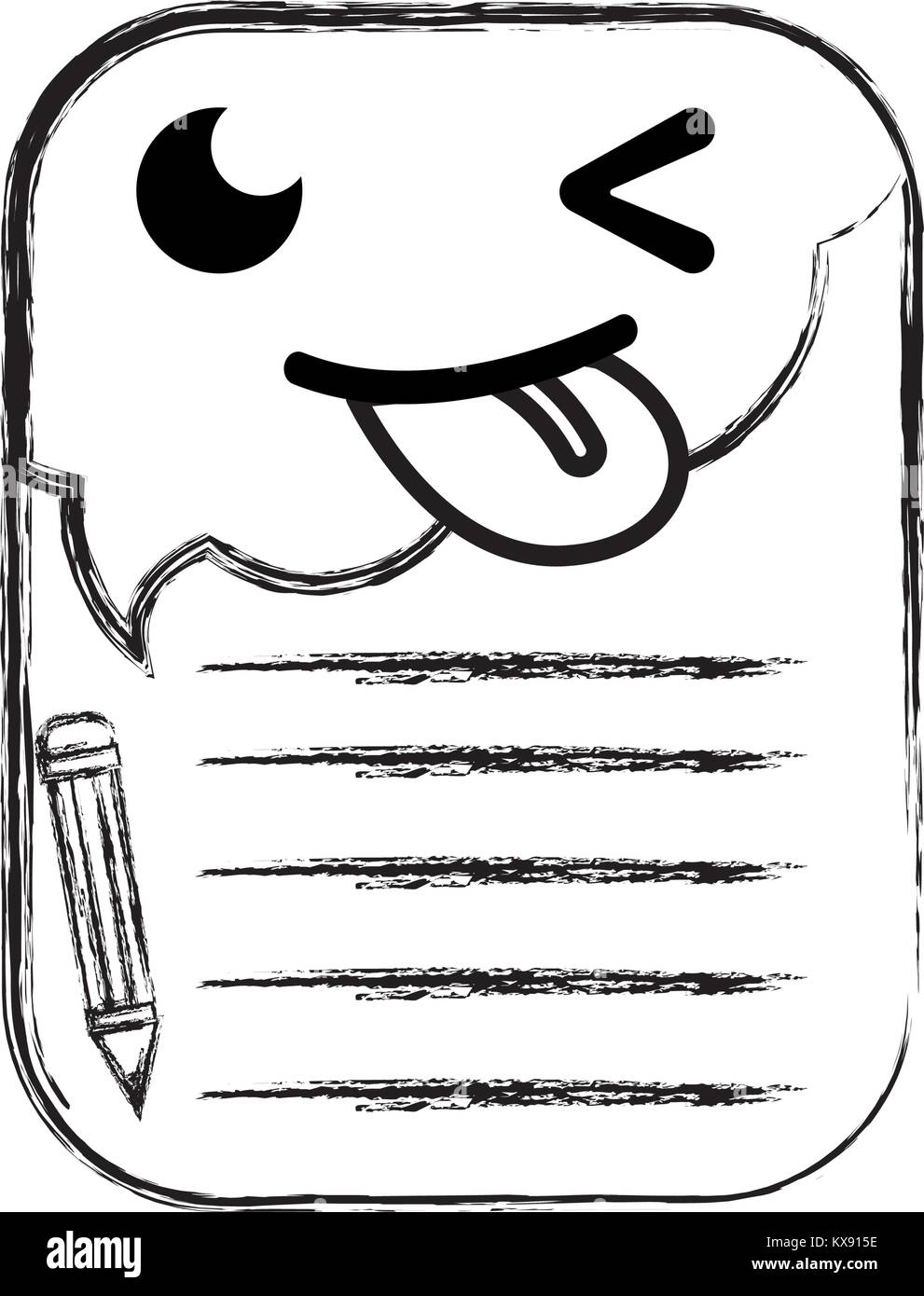 Note figure Stock Vector Images - Alamy