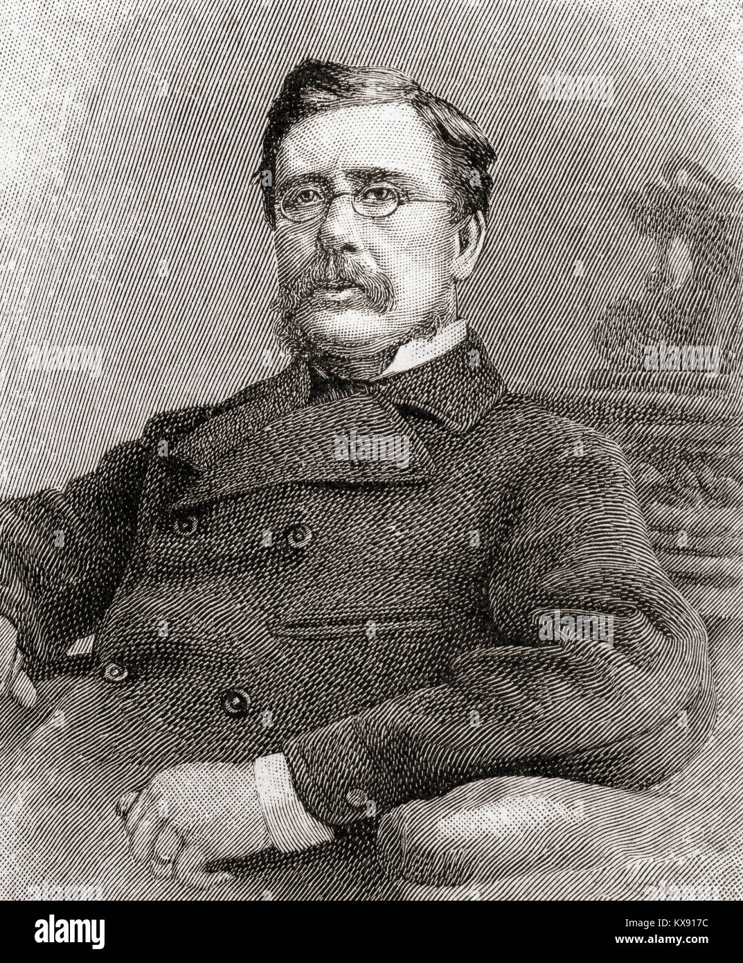 Lieutenant Daniel Godfrey,1831–1903, father of Sir Dan Godfrey, 1868 ...