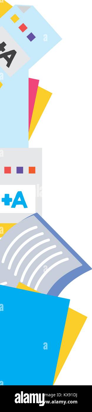 colorful school tools education background design Stock Vector Image ...