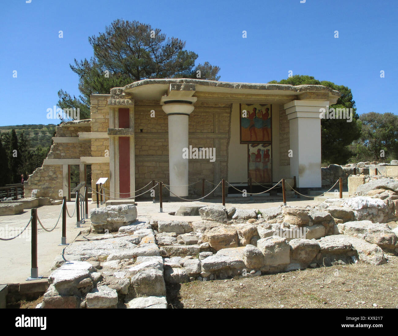 The South Propylaeum with Stunning Wall Fresco, Archaeological Site of ...