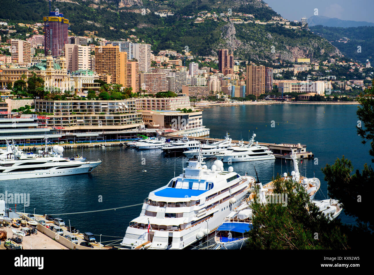 Harbour of Monte Carlo. Principality of Monaco Stock Photo - Alamy