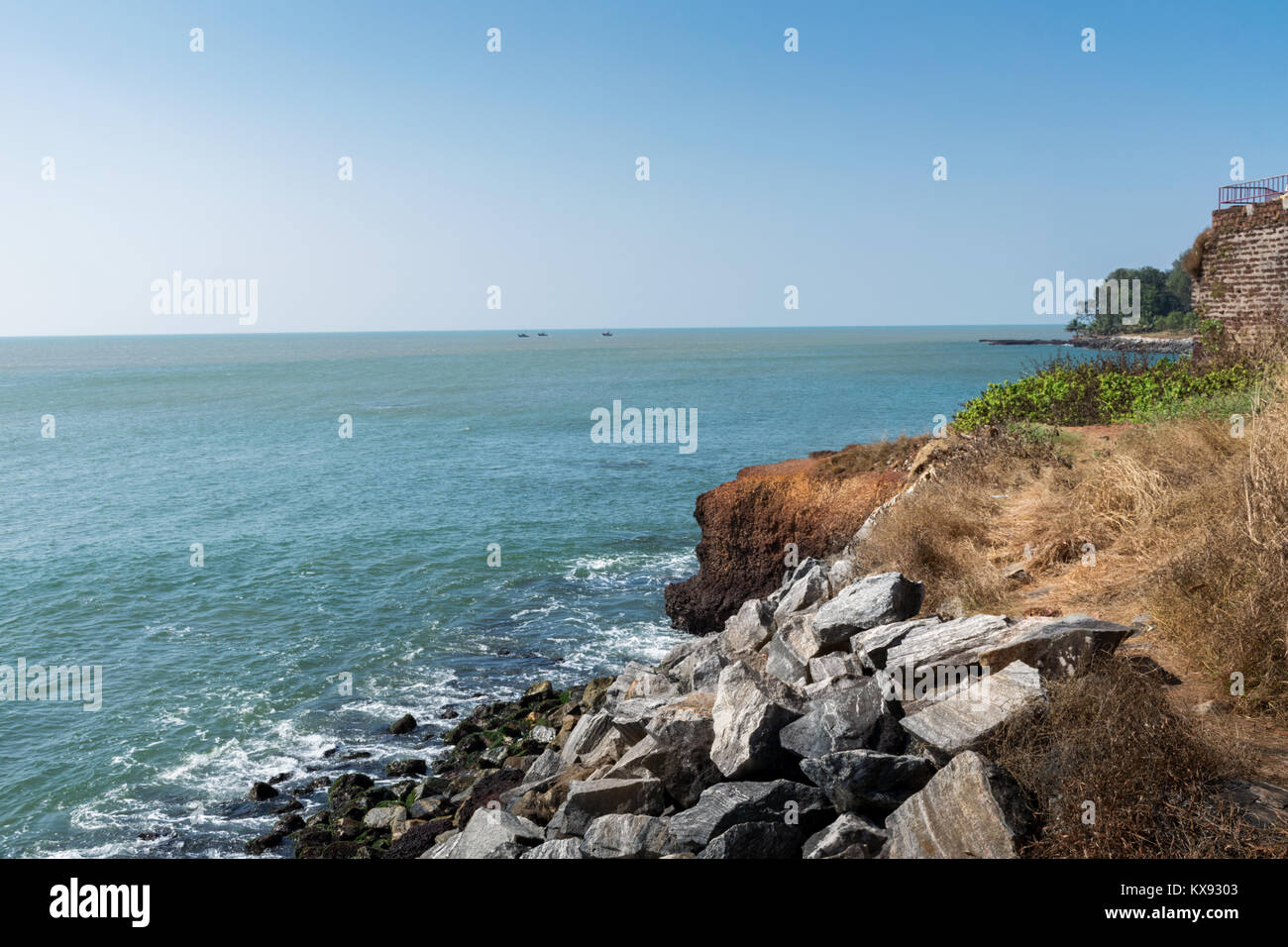 Kannur Fort Sea View Stock Photo - Alamy