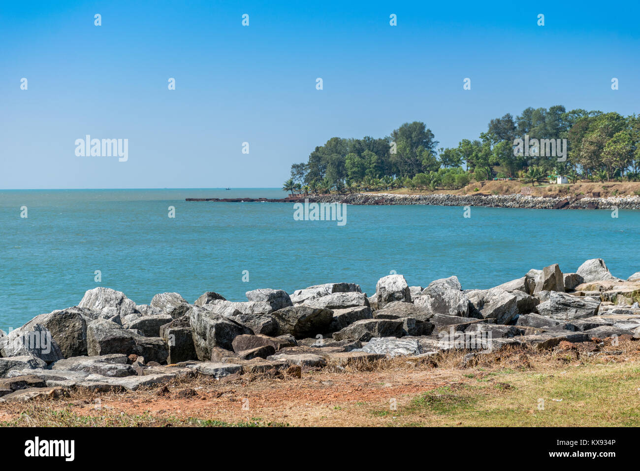 Kannur Fort Sea View Stock Photo - Alamy