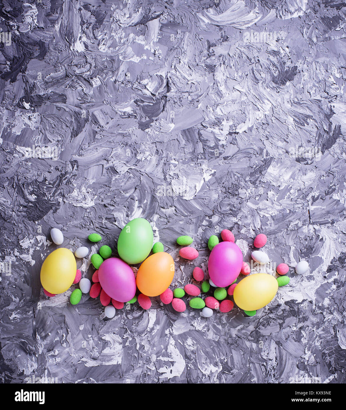 Colorful Easter eggs. Festive background Stock Photo - Alamy