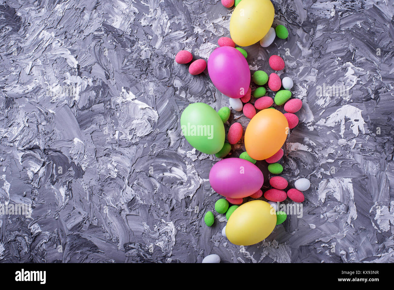 Colorful Easter eggs. Festive background Stock Photo - Alamy