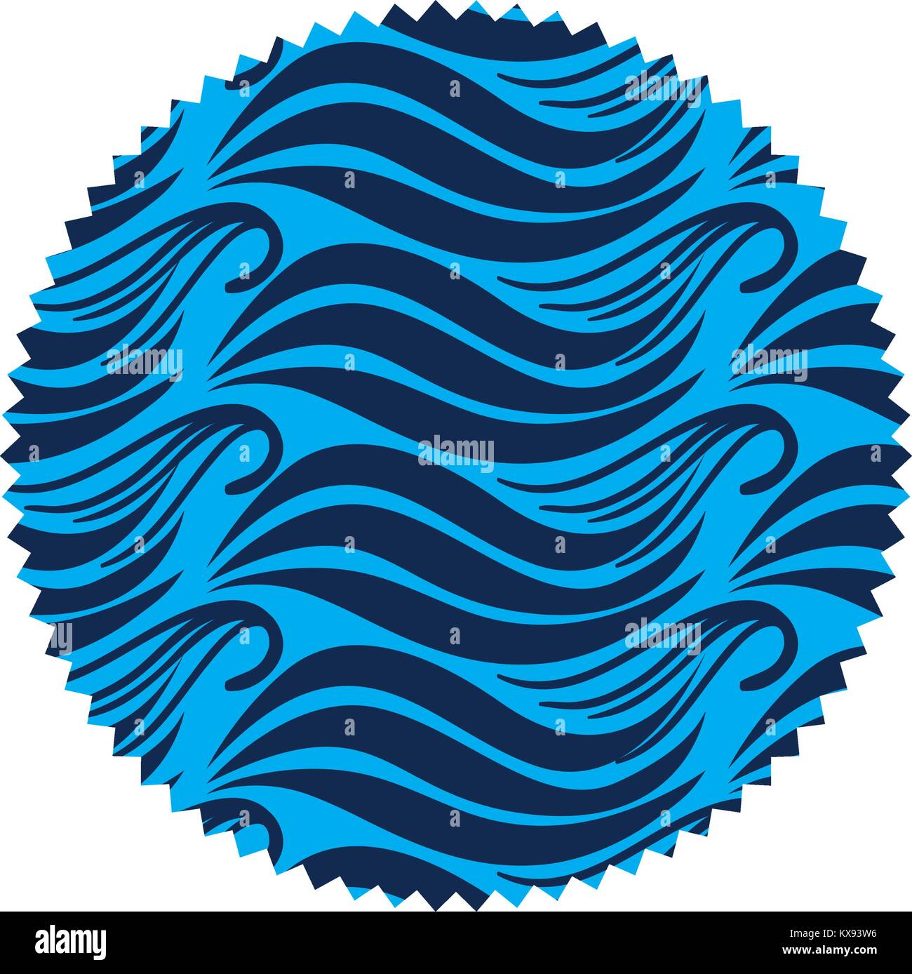 circle shape pattern waves backgrund Stock Vector Image & Art - Alamy