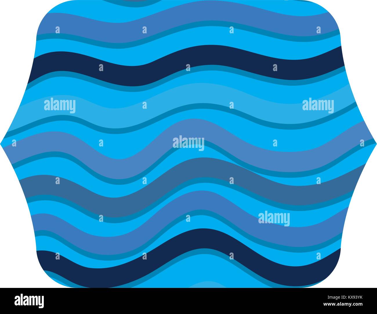 geometric shape with ocean waves background Stock Vector Image & Art ...