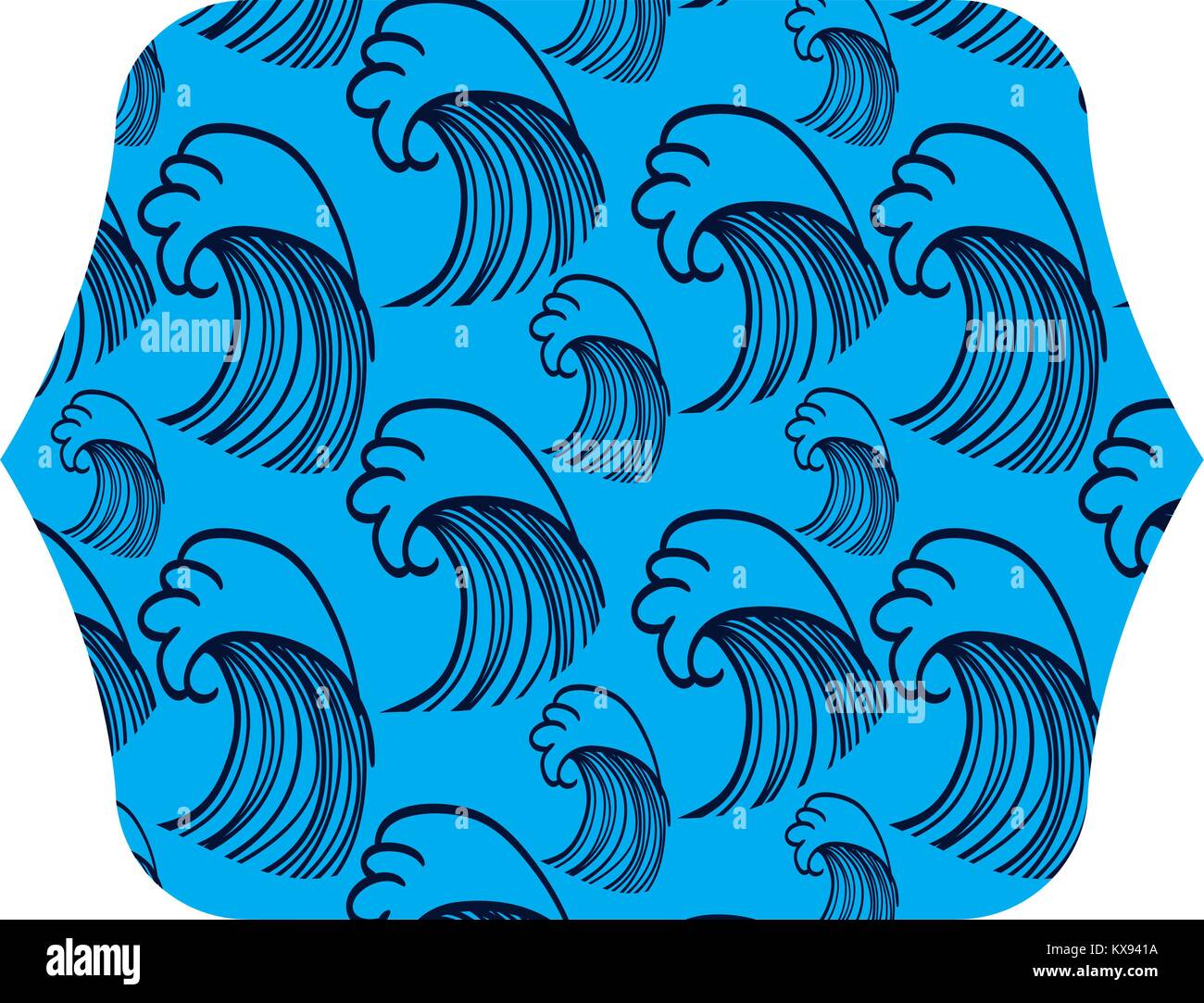 geometric shape with waves curve background Stock Vector Image & Art ...