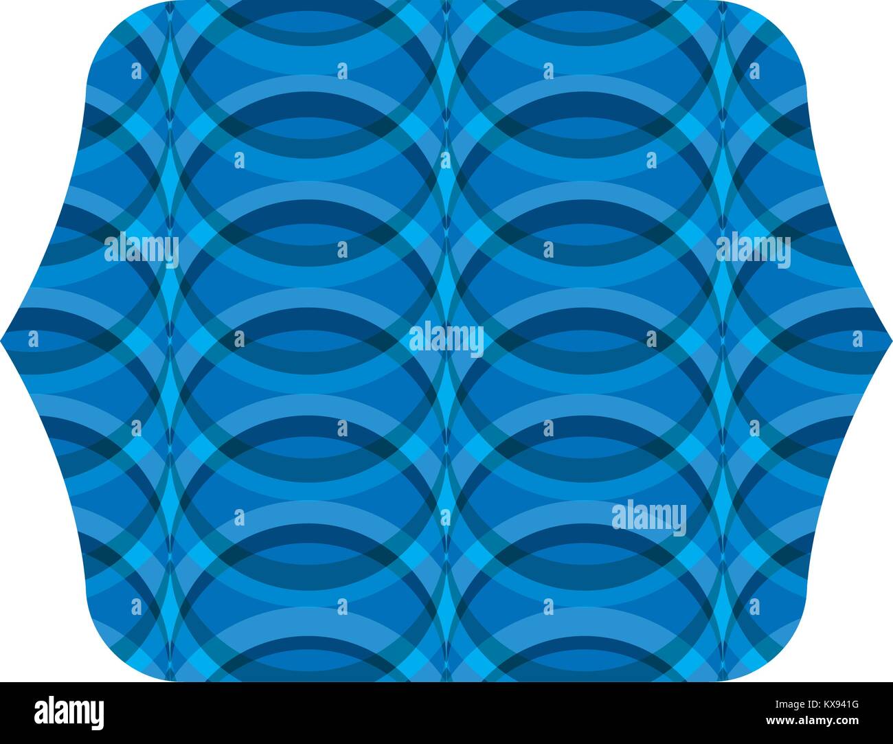 geometric shape with blue waves blackground Stock Vector Image & Art ...
