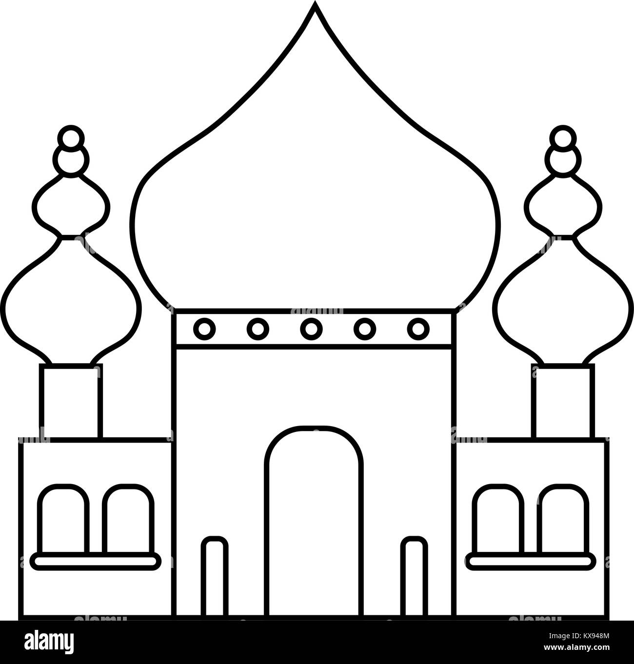 line taj mahal in india journey vacation Stock Vector Image & Art - Alamy