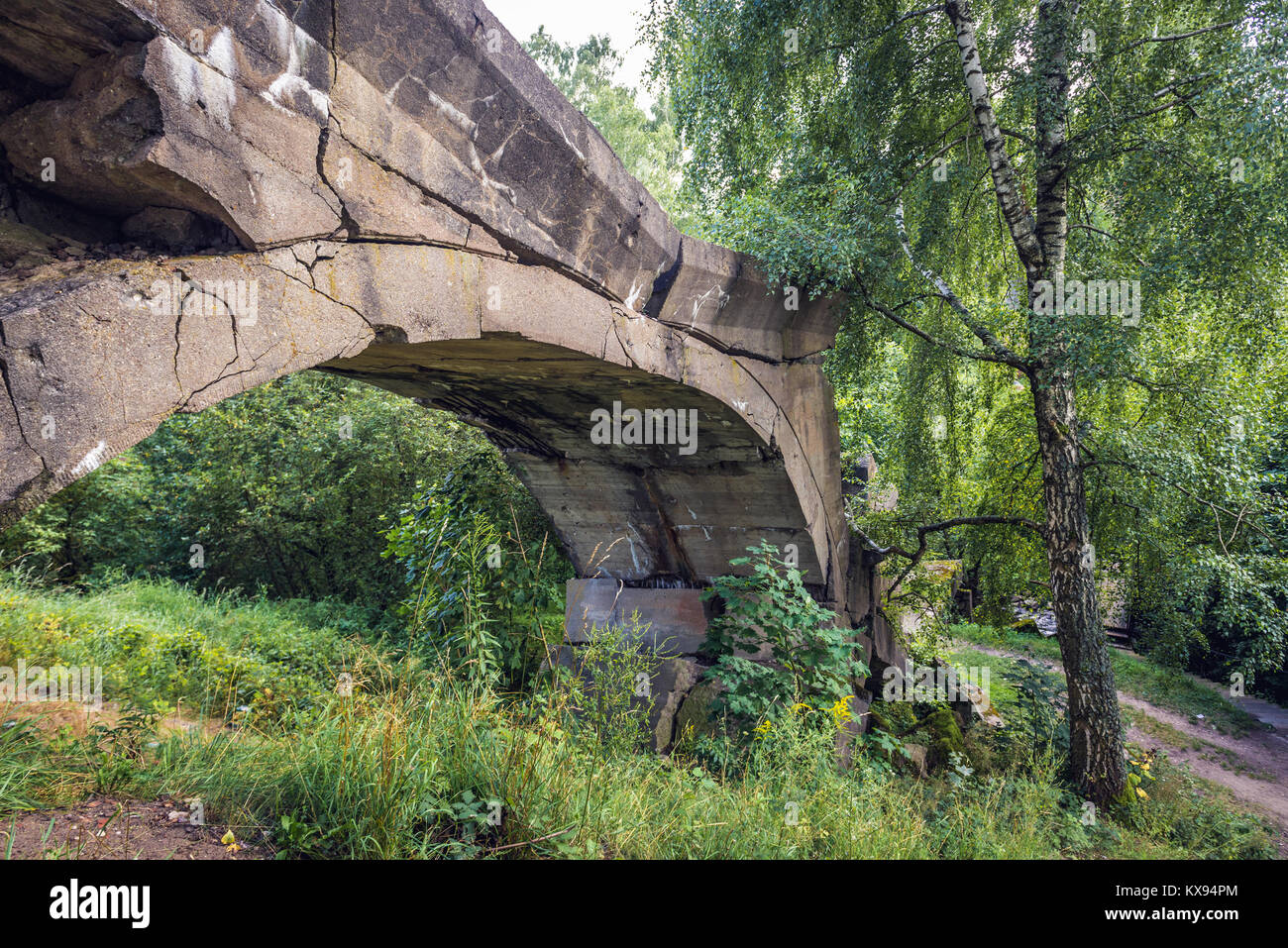 Destroyed railway bridge hi-res stock photography and images - Alamy