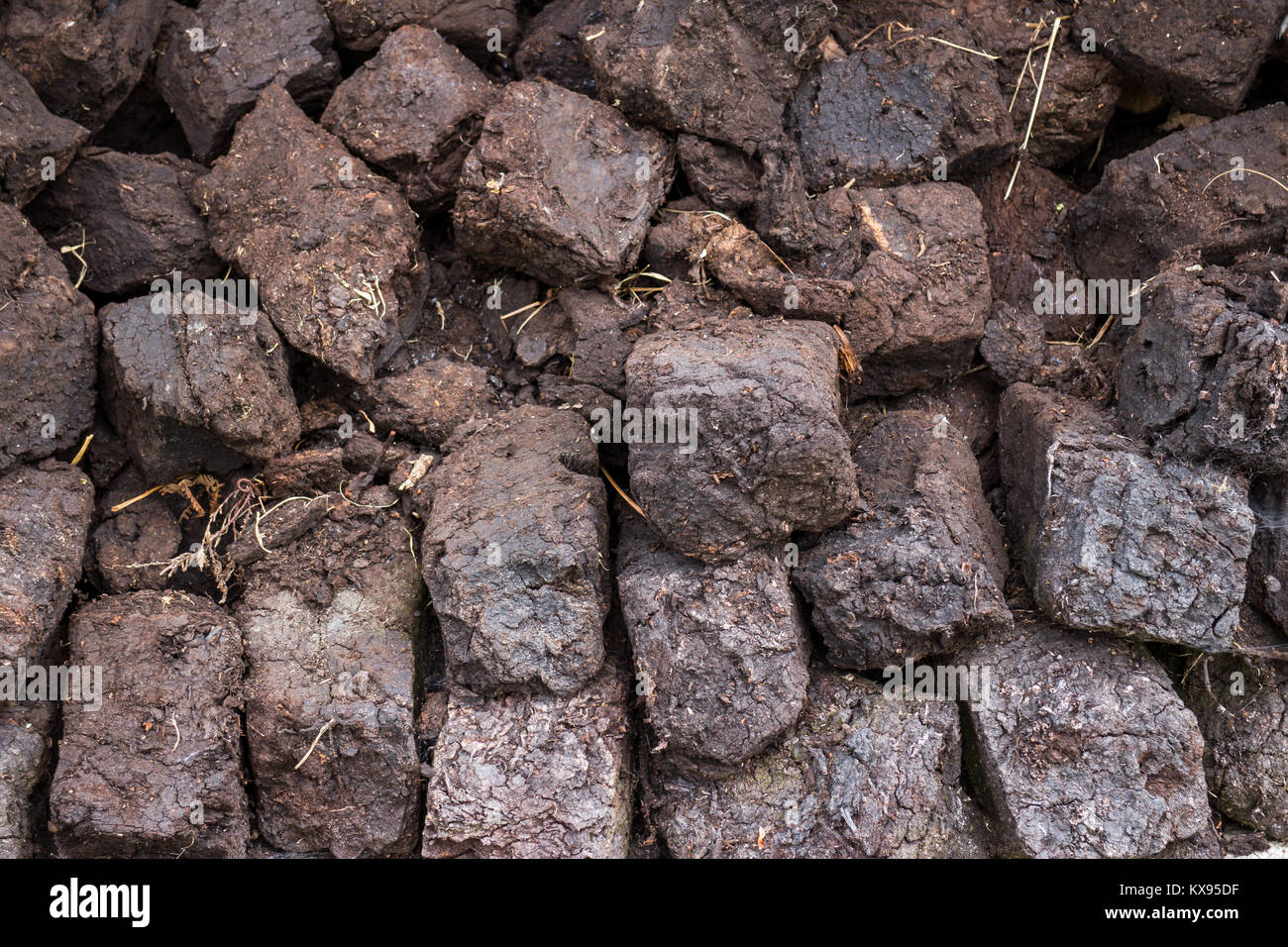 Peat cutting stack hi-res stock photography and images - Alamy