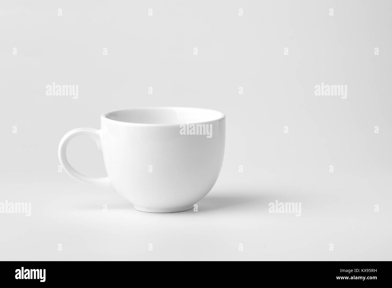 Coffee Cup on white background Stock Photo - Alamy
