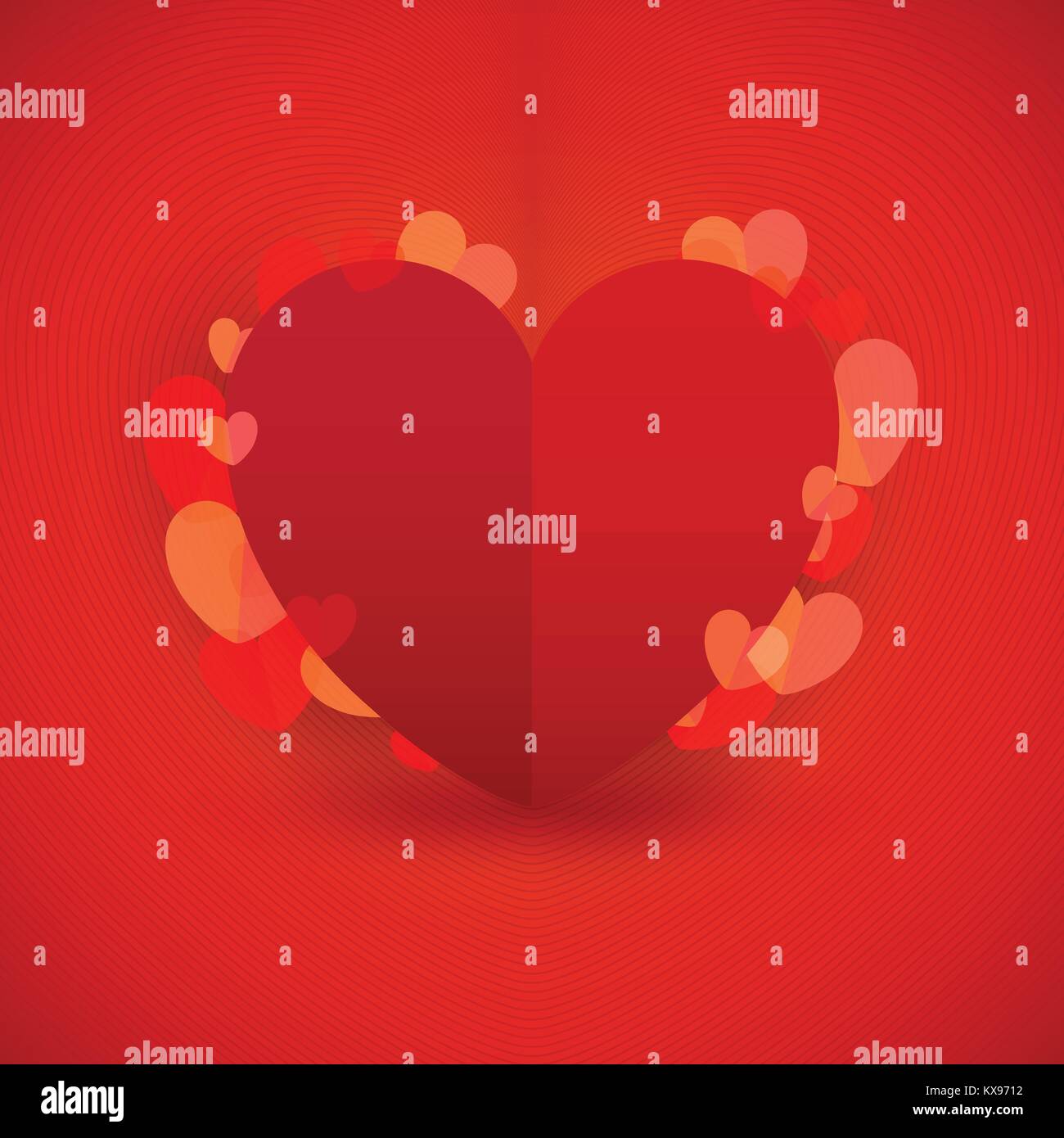 Pure romance heart image Stock Vector Images - Alamy