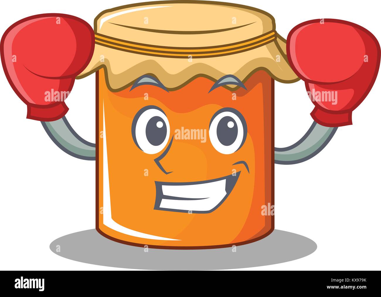 Boxer in boxing gloves eyes Stock Vector Images - Alamy