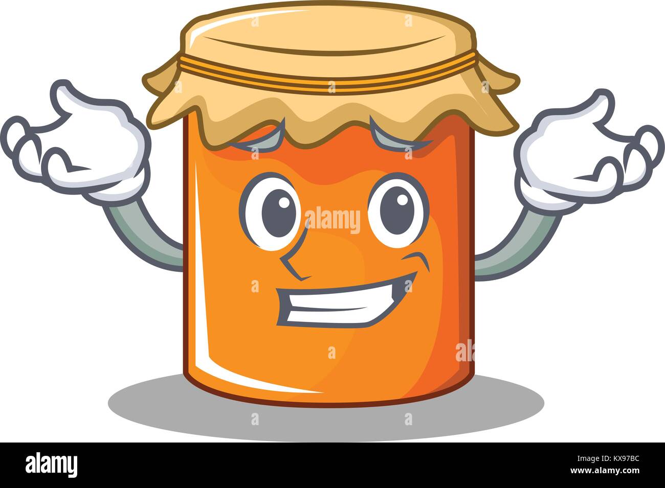 Grinning jam character cartoon style Stock Vector Image & Art - Alamy