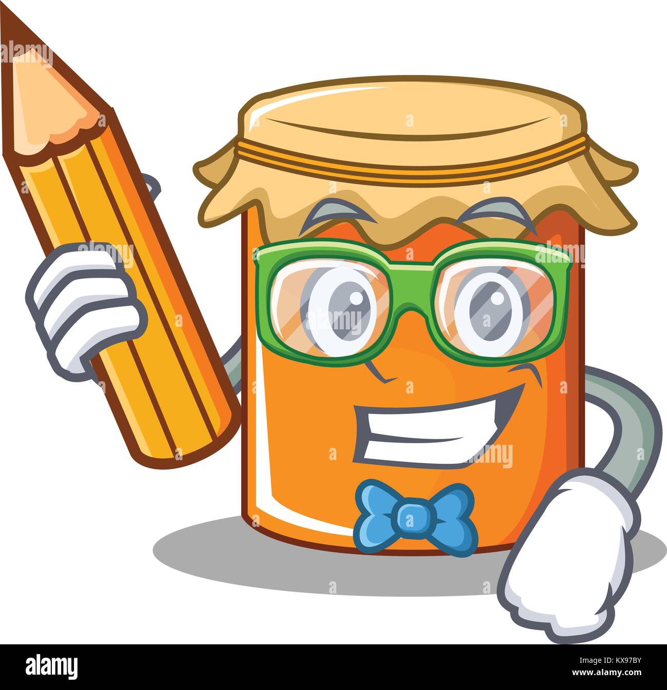 Excited face student school Stock Vector Images - Alamy