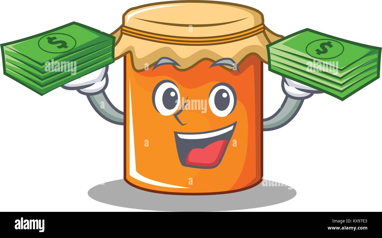 With money jam mascot cartoon style Stock Vector Image & Art - Alamy