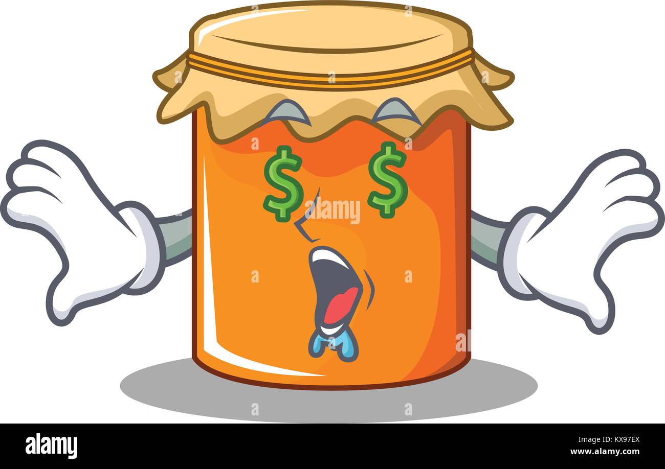 Money eye jam mascot cartoon style Stock Vector Image & Art - Alamy